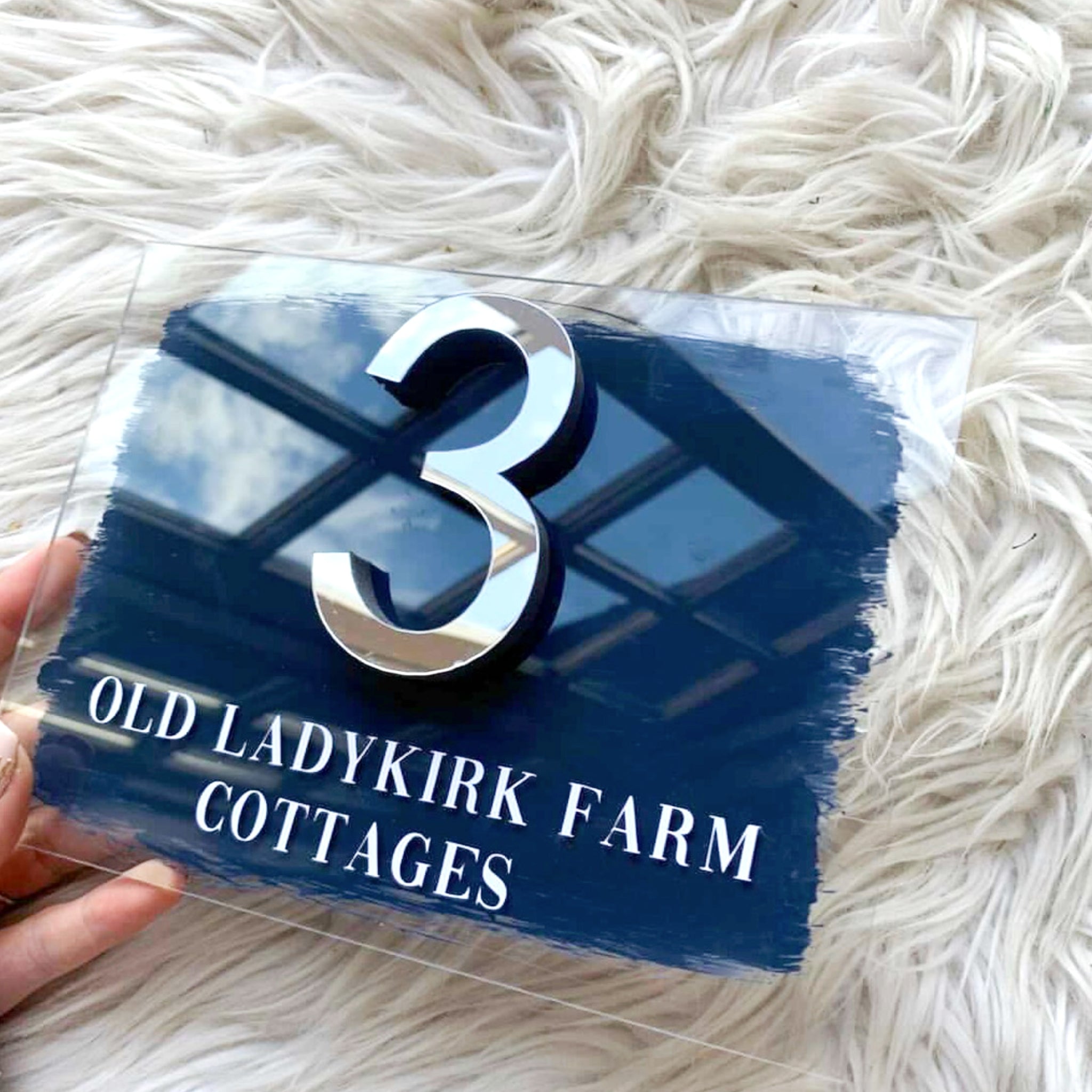 House 3D Number Acrylic Sign – Lottie Louise Designs